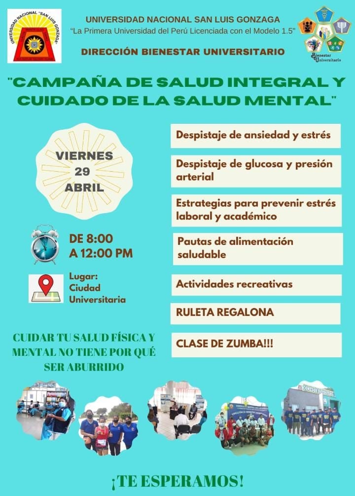 Campaña de salud integral y cuidado de la salud mental – Noticias UNICA