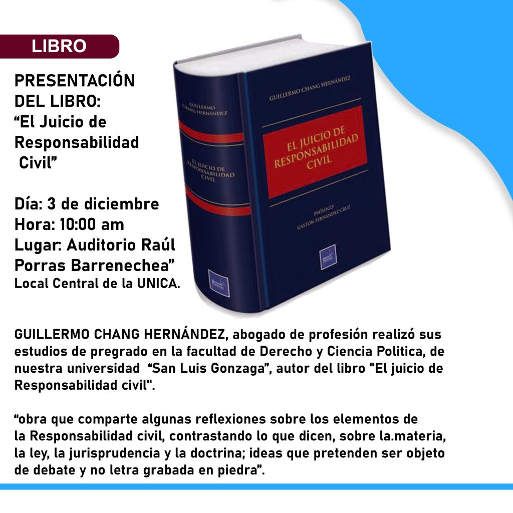 Presentación del libro «El juicio de Responsabilidad civil». – Noticias ...