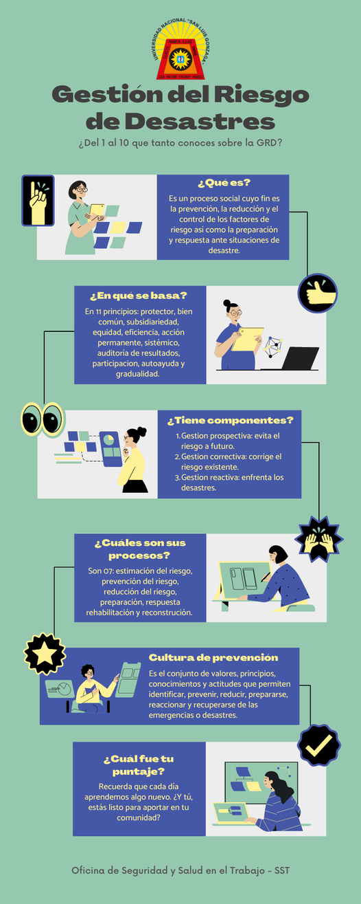 Conoces sobre la Gestión del Riesgo de Desastres – Noticias UNICA