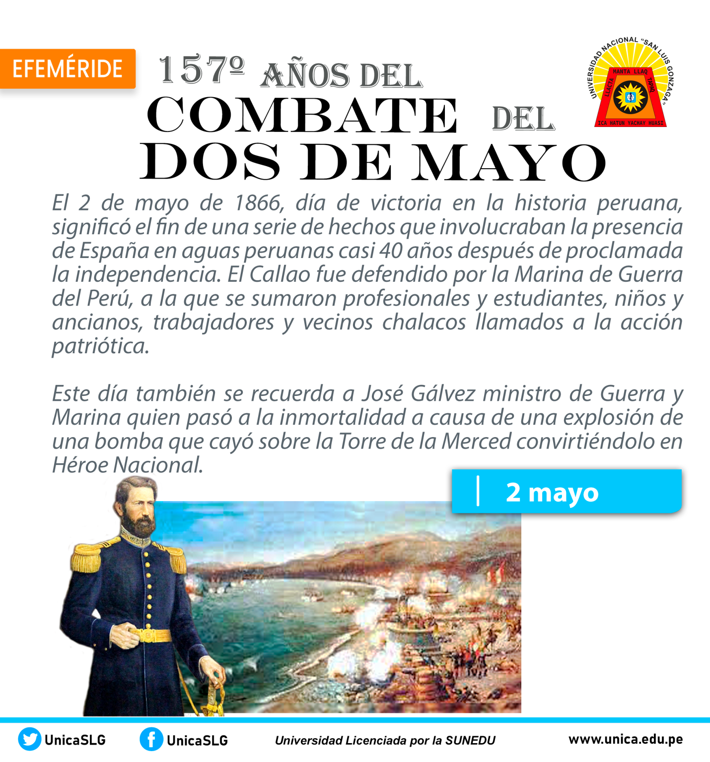 Combate del 2 de mayo – Noticias UNICA